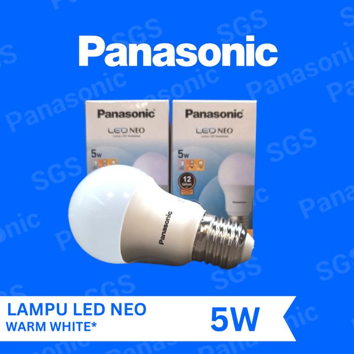 Jual Lampu LED NEO Bulb Panasonic Warm White 5w/5watt LDAHV5LH7A ...