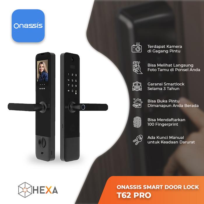 Jual Onassis Smart Door Lock T62 Pro - Kota Bandung - Hexa Plus | Tokopedia