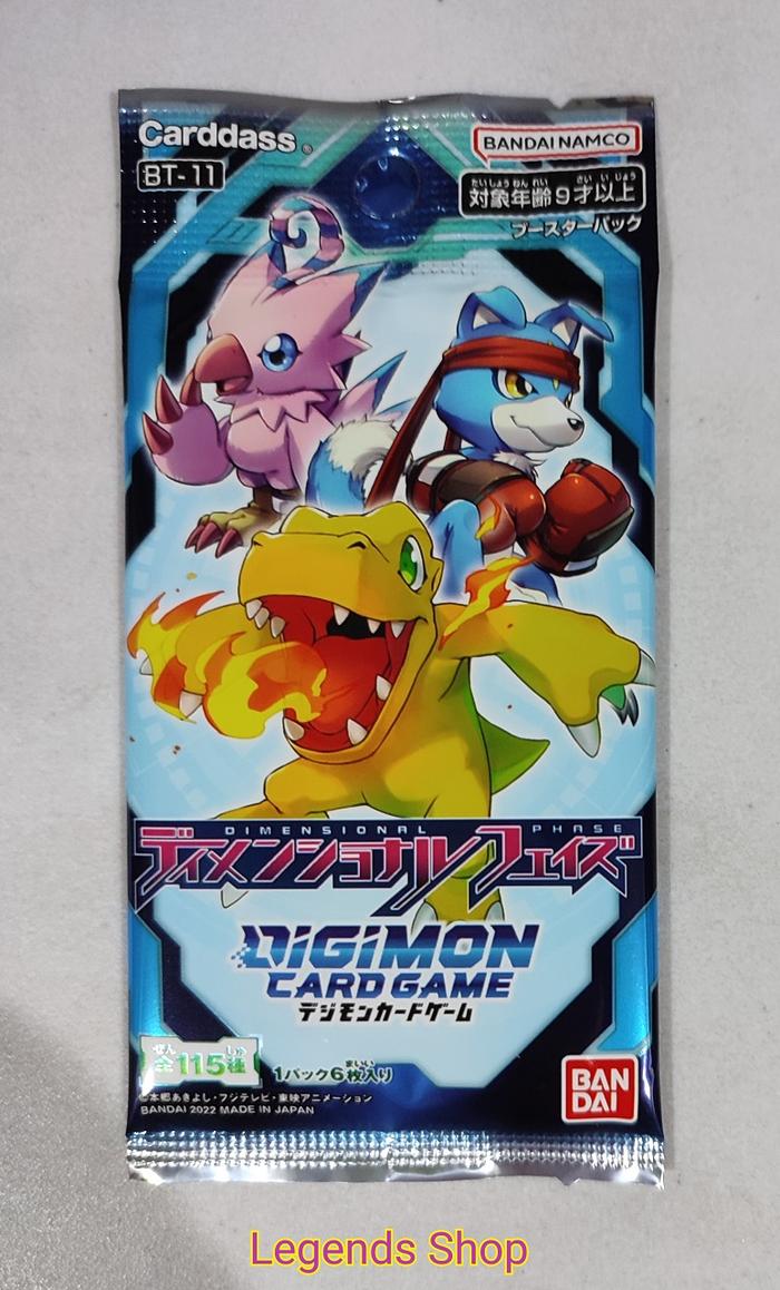 Jual Booster Pack Digimon Card Game BT11 BT-11 Dimensional Phase Bandai - Kota Bandung - Legends ...