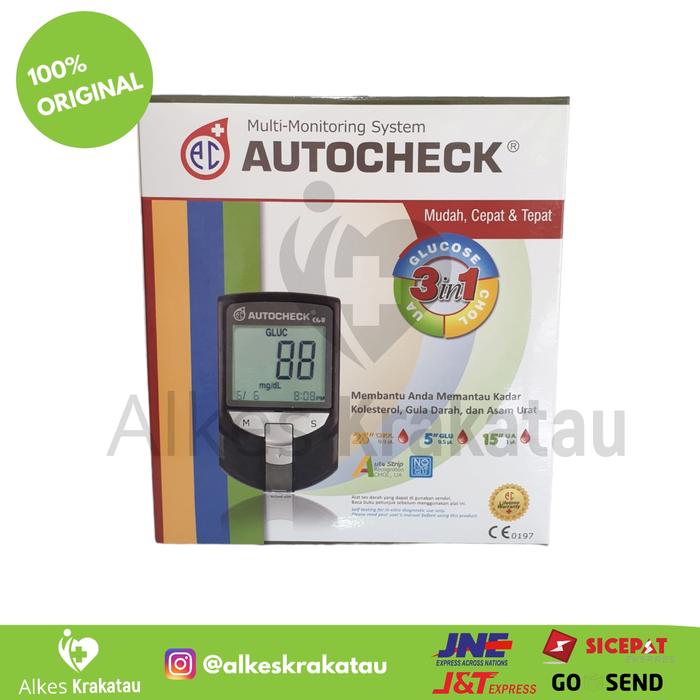 Jual Autocheck 3 in 1 multi monitoring system / Cek Gula Darah ...