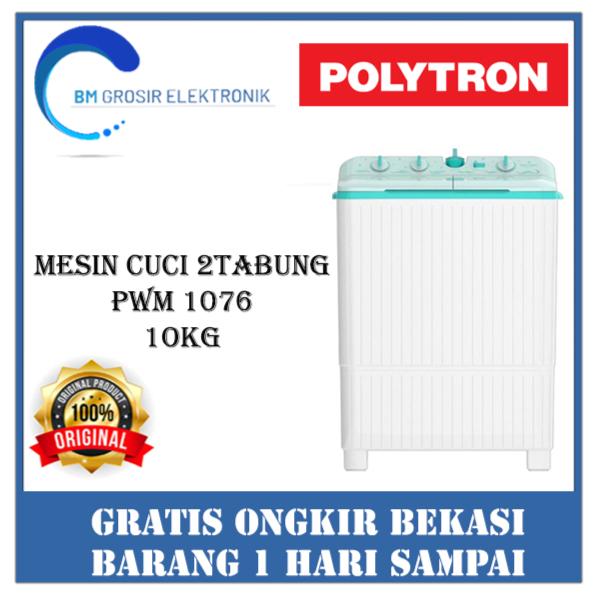 Jual POLYTRON MESIN CUCI 2 TABUNG PWM 1076 / PWM 1076 / 10 KG - Kota ...