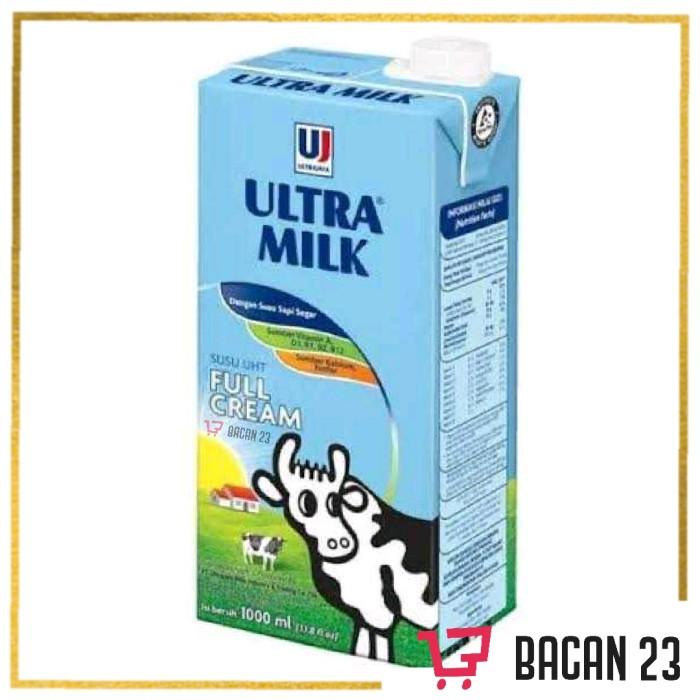 Jual Ultra UHT Milk Plain 1000 Ml / Ultra Milk Full Cream - Kota ...