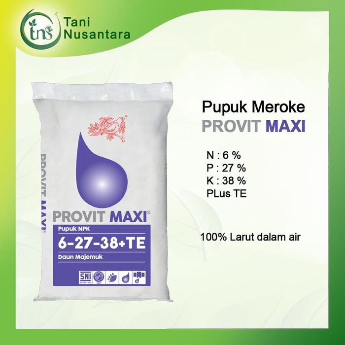 Jual Pupuk NPK Majemuk Meroke Provit Maxi Water Soluble - Kab. Blitar - Tani Nusantara | Tokopedia