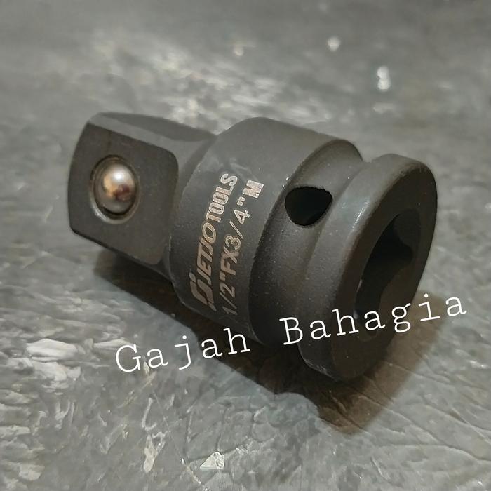 Jual Adaptor impact 1/2 F x 3/4 M Socket adapter Sambungan sok 1/2 to 3 ...