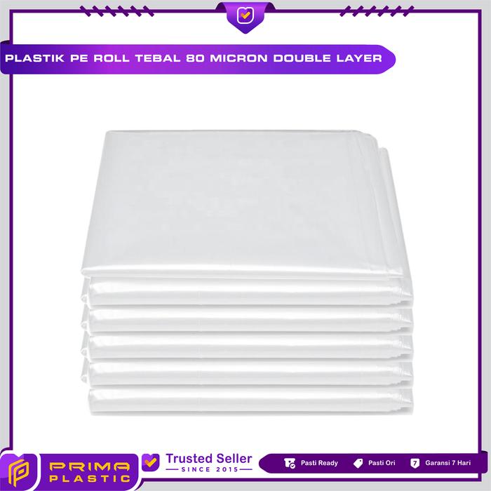 Jual Plastik PE Murah Transparan UV Tebal 80 Micron x L 150 Cm x P 25 Meter - Kab. Malang ...