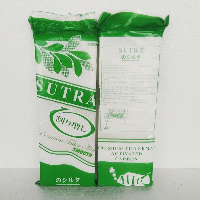 Jual Kapas spon busa filter putih aquarium dua lapis SUTRA HIJAU P:32cm ...
