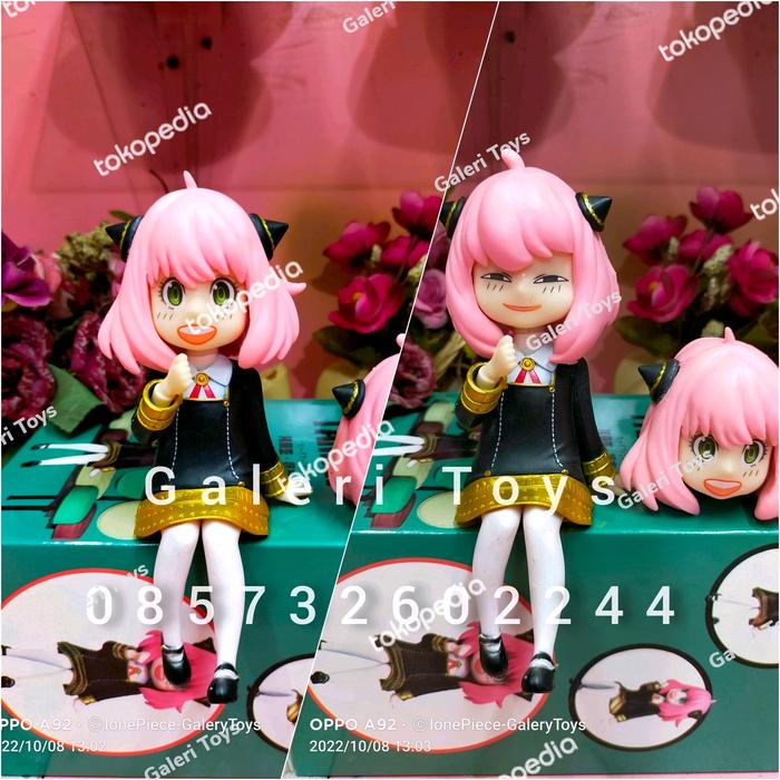 Jual ACTION FIGURE SPY X FAMILY ANYA FORGER CUTE CHIBI FACE TOPPER CAKE ...