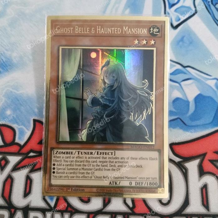 Jual yugioh ghost belle & haunted mansion MAGO alt art gold rare ...