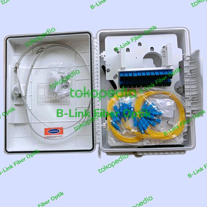 Jual odp paz / odp 16 core to 24 core model paz lengkap adapter pigtail ...