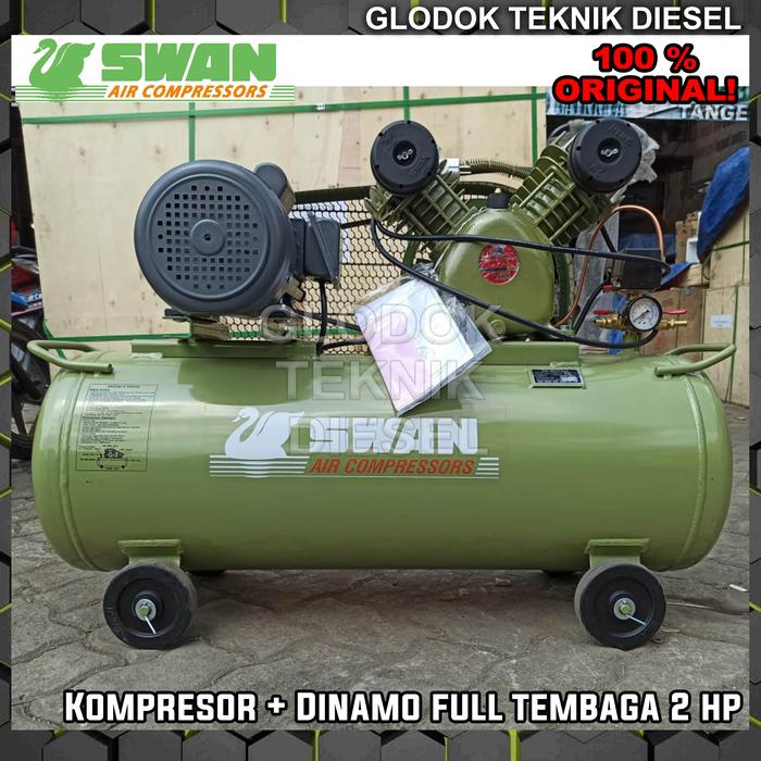 Jual SWAN AIR COMPRESSOR (S SERIES) SVP-202, 2 HP KOMPRESOR ANGIN ...