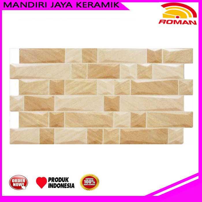 Jual Roman Interlock GL638058 dPyramid Beige 30x60 Kw 1 - Kota Bekasi ...