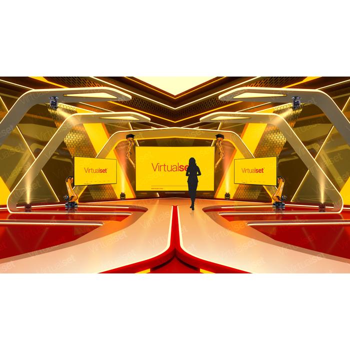 Jual vMix preset Virtual Studio Set 71 yellow - Kota Tangerang Selatan - Virtualset Id | Tokopedia