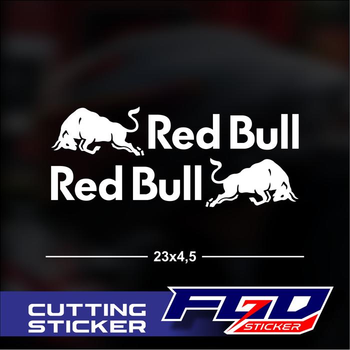 Jual Cutting Stiker Redbull Variasi Sticker Timbul Keren Nyala Helm ...