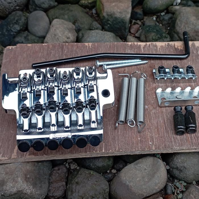 Jual Bridge Tremolo Gitar Ibanez Edge Zero III 3 Chrome - Kab. Banyumas ...