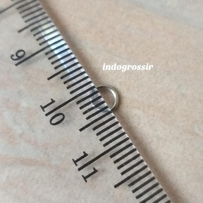 Jual Ring O ring besi ukuran lingkaran 1cm untuk penyambung gantungan ...