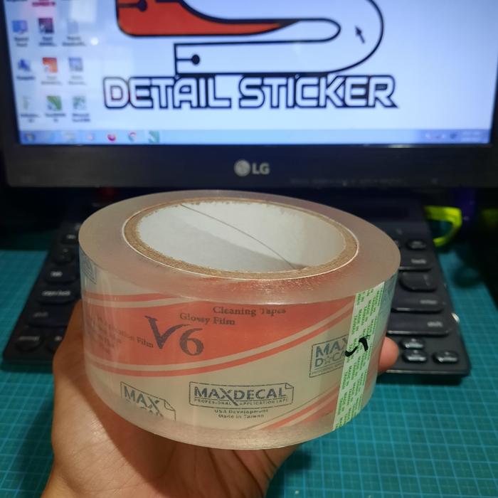 Jual Transfer tape Masking tape Maxdecal laminasi sticker 5cm 5 cm ...