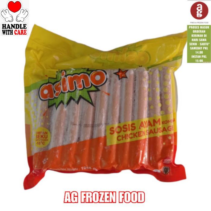 Jual Asimo Sosis Ayam Long 1Kg - Jakarta Barat - AG FROZEN FOOD | Tokopedia