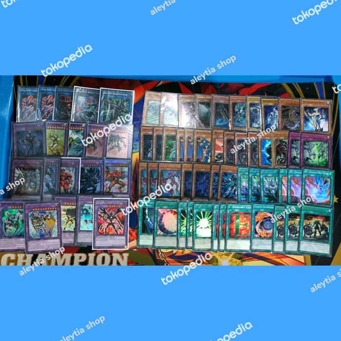 Jual yugioh mini core deck hero (elemental hero, destiny hero, neos ...