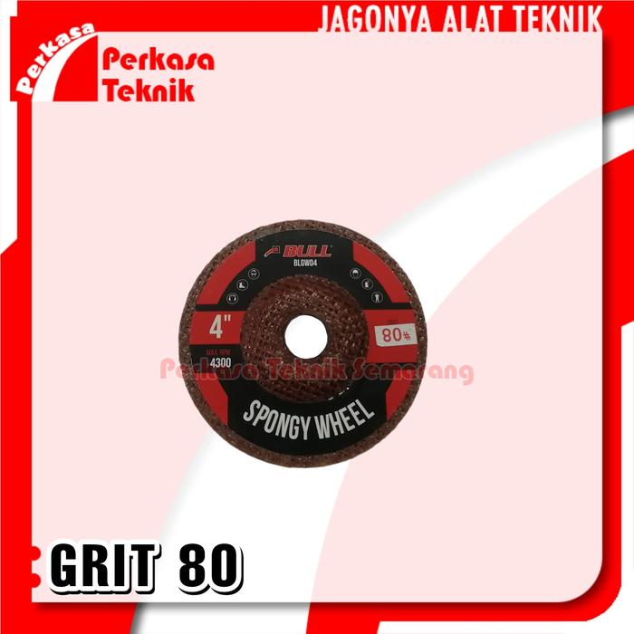 Jual BULL Batu Sponge PVA 4" inchi Spongy #60 #80 #120 #180 #220 - grit ...