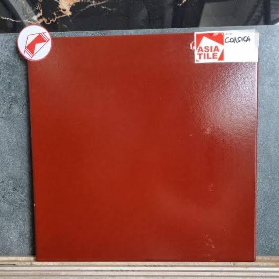 Jual Keramik 30x30 merah maroon corsica by Asia Tile kw1 - Kab ...