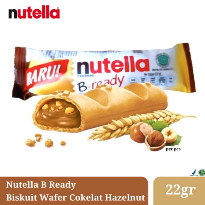 Jual Nutella B-ready Wafer Hazelnut Cokelat 22gr - Jakarta Utara ...