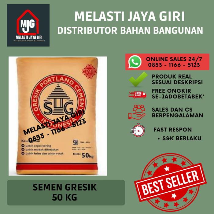 Jual semen gresik 50 kg - Kota Tangerang - Melasti Jaya Giri | Tokopedia