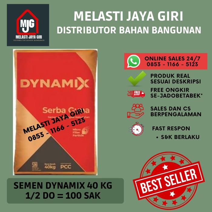 Jual semen dynamix 40 kg 1/2 do = 100 sak - Kota Tangerang - Melasti ...