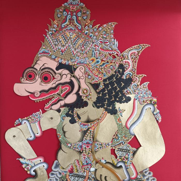 Jual wayang kulit asli pedalangan BUTO RATON mata 2 - Kab. Sidoarjo ...