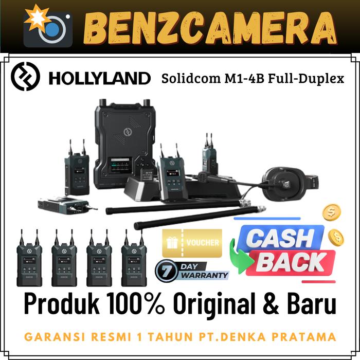 Jual Hollyland Solidcom M1-4B Full-Duplex Wireless Intercom Solution - Jakarta Pusat ...
