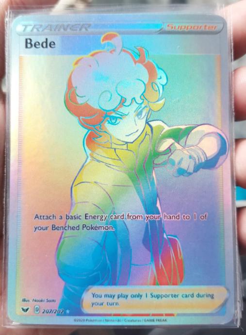 Jual KARTU POKEMON TCG HOLOGRAM RAINBOW TRAINER MALE - BEDE - Kab ...
