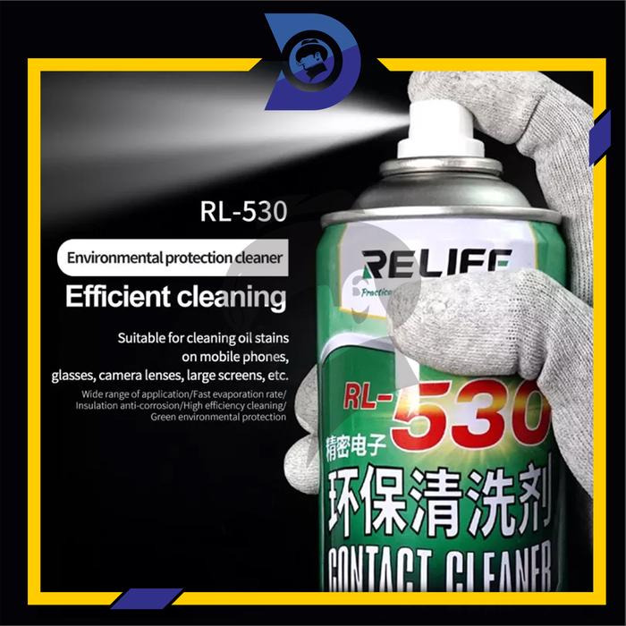 Jual CONTACT CLEANER RELIFE RL-530 550ML CAIRAN PEMBERSIH KACA LCD DAN ...