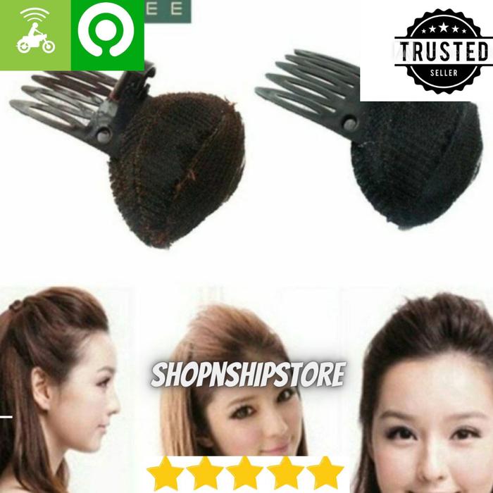 Jual Jepitan rambut kembang /jepit poni bervolume puff /jepit rambut ...