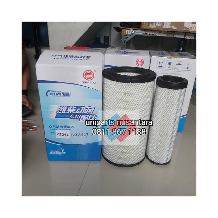 Jual FILTER UDARA / AIR FILTER WEICHAI 13065627 860135416 4110002852014 ...