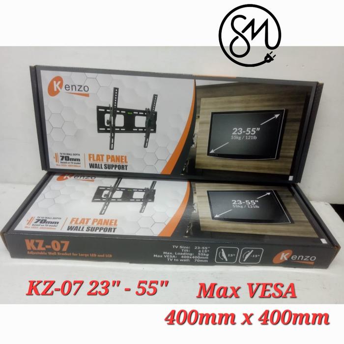 Jual Bracket tv LED LCD Kenzo KZ-07 23-55 inc KZ07 32 40 42 43 50 55 - Kota Pekanbaru - Sinar ...