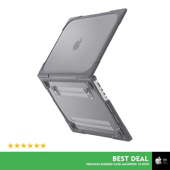Promo Premium Rugged Case Macbook Pro 14 Inch M1 Pro 2021 [A2442] MBP ...