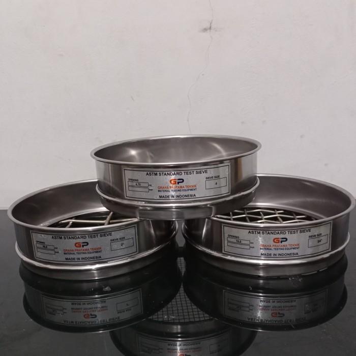 Jual Sieve analysis test Mesh 10, Saringan Mesh 10 ( 2.00 mm ), Ayakan ...