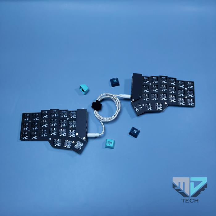 Jual CRKBD Corne Choc Custom LP Split Ergonomic Keyboard Low Profile ...