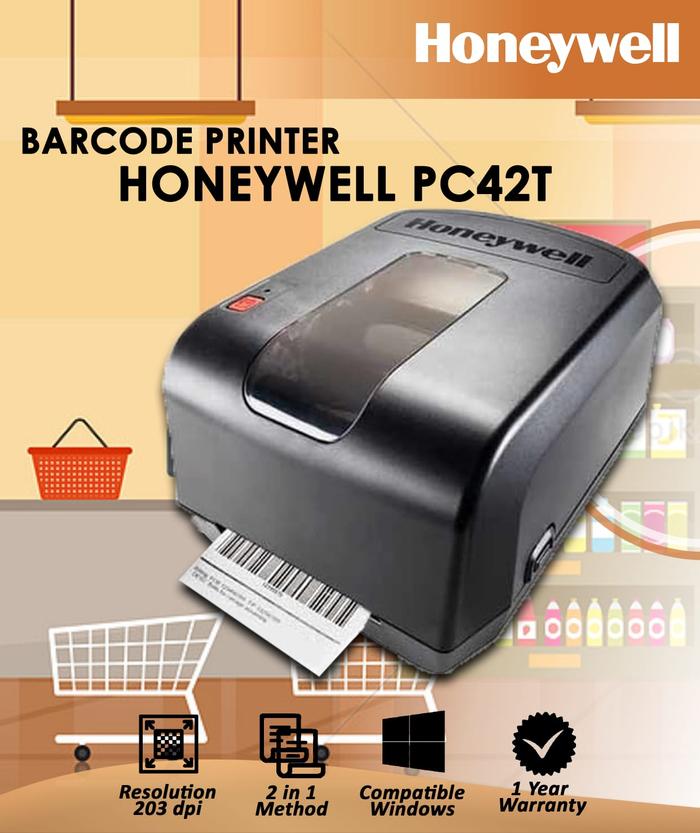 Jual HONEYWELL PC42T PRINTER BARCODE Port USB+SERIAL+LAN PRINTER LABEL ...