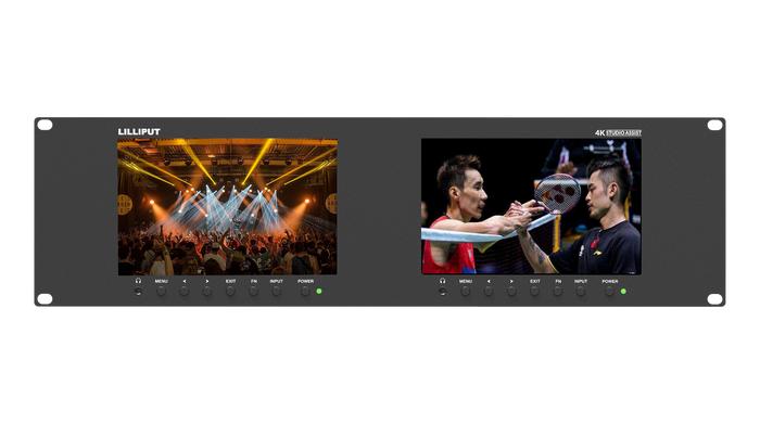 Jual LILLIPUT RM7029S - Dual 7" (3G SDI+4K HDMI ) Rackmount 19" monitor ...