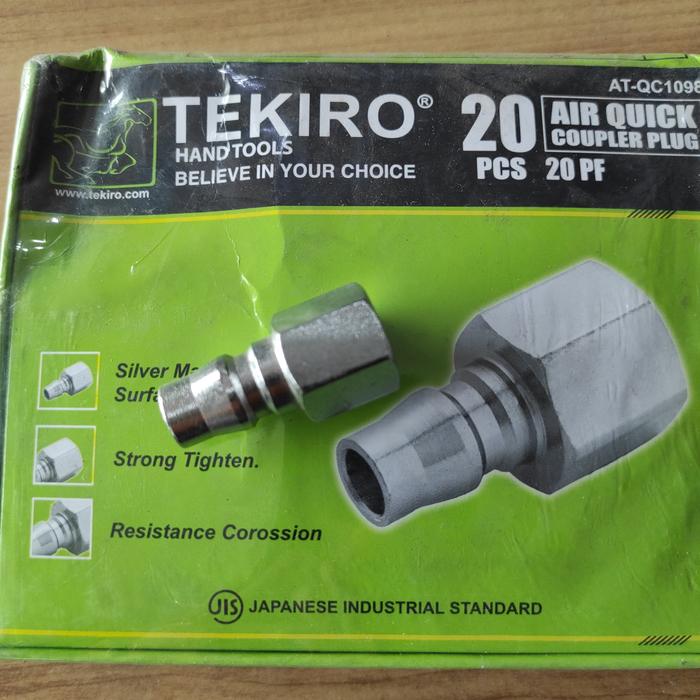 Jual Tekiro coupler 20PF kopler 20 PF sambungan selang angin kompresoe ...