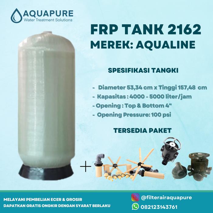 Jual Tangki FRP 2162 Aqualine / Tabung Filter 2162 / Tangki Filter Air ...
