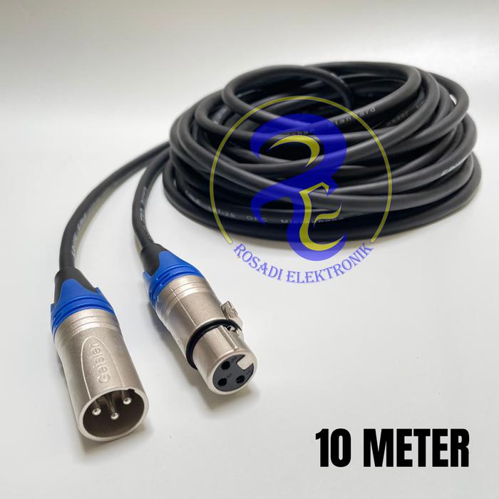 Jual kabel xlr male to female 10m kabel audio canon xlr - Kota ...