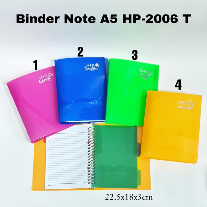Jual SOS Binder Note GASTA A5-PP Cover Warna Hotprint / Bindernote ...