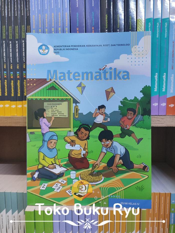Jual Buku Matematika Kelas 4 SD Kurikulum Merdeka Diknas - Jakarta ...