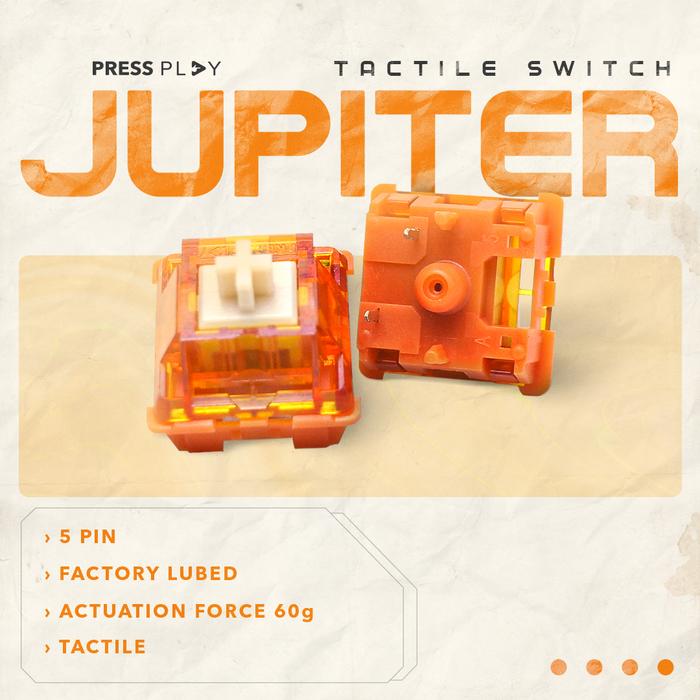 Promo JUPITER Tactile 60g 5pin Switch by Press Play - Jakarta Utara - Press Play | Tokopedia