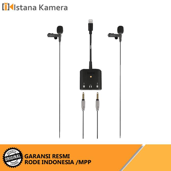 Promo Rode SC6-L SC6L Dual Lavalier Mobile Interview Kit for iOS devices Cicil 0% 3x - Jakarta ...