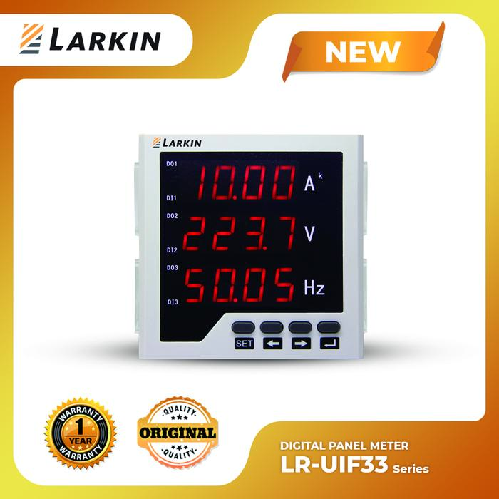 Jual Digital Panel Meter A/V/HZ Single Phase Larkin LR-UIF33 - Jakarta ...