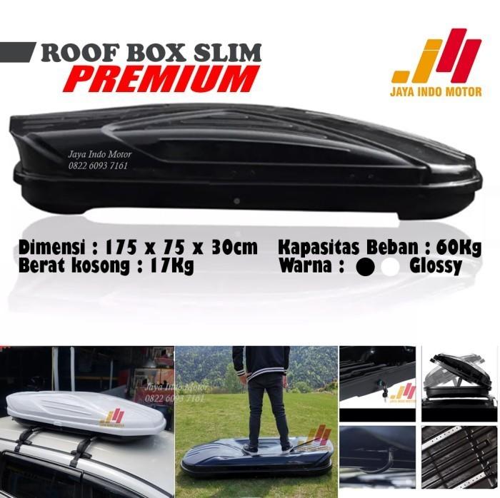 Jual Roof Box Roofbox xpander bagasi atas mobil Glossy slim Abs ...
