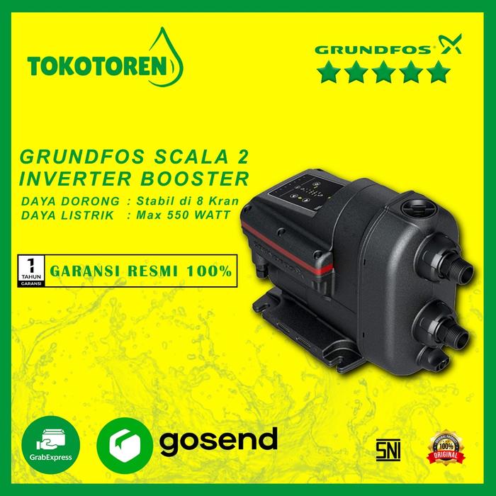 Jual GRUNDFOS SCALA 2 POMPA BOOSTER PENDORONG GARANSI RESMI - Kab ...