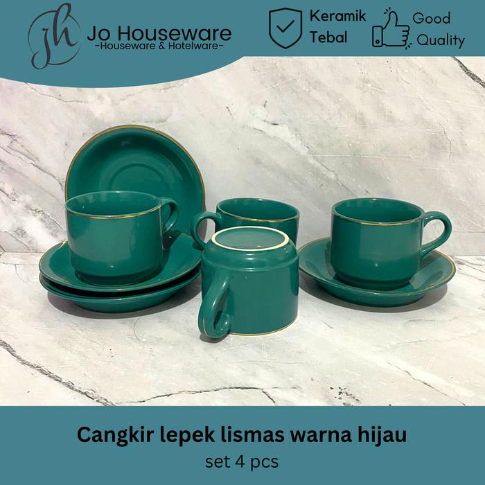 Jual Cangkir lepek sanrio set 4 pcs motif dengan garis lismas - Kota ...